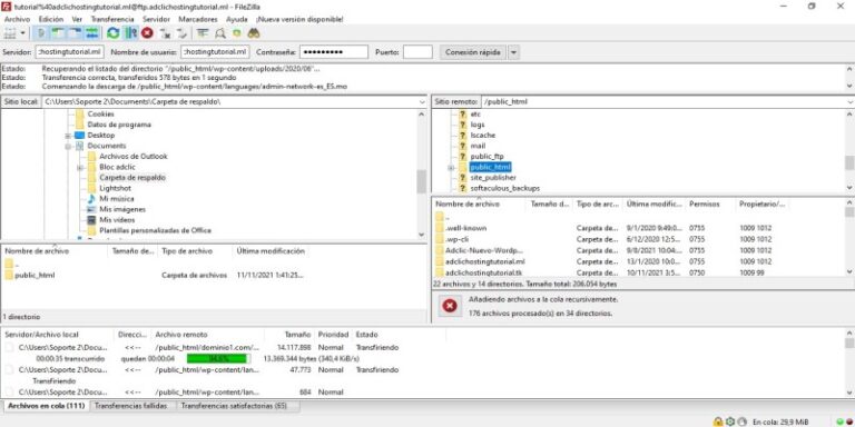 Backup FTP - ¿Cómo hacer un backup desde Filezilla? - Adclic Hosting